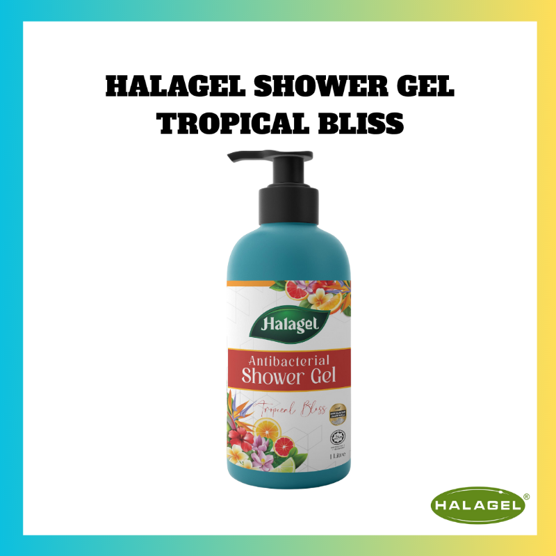 HALAGEL® Shower Gel | Gel Mandian | 1 Liter TROPICAL BLISS 1L - eDesa